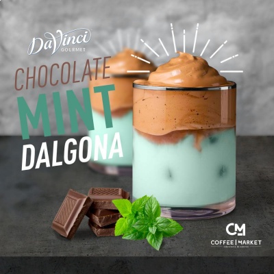 CHOCOLATE MINT DALGONA - Recetario Coffee Market